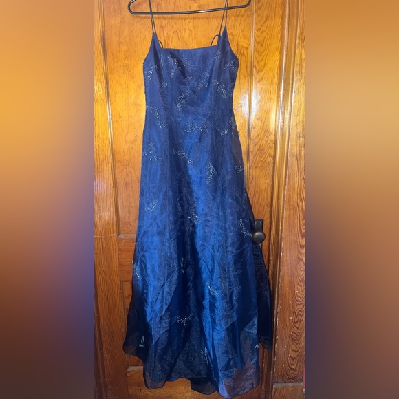 Morgan & Co. | Dresses | Morgan Co Navy Blue Prom Dress Size 56 | Poshmark